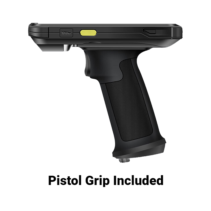Android Barcode Scanner- Rugged C6000 (1D & 2D) - Pistol Grip Included